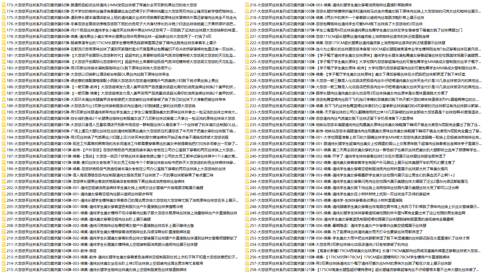 [全网资源汇总][235期]大忽悠买丝袜系列套图合集[持续更新]-cosers写真次元网