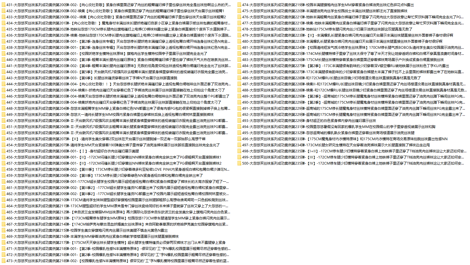 [全网资源汇总][235期]大忽悠买丝袜系列套图合集[持续更新]-cosers写真次元网